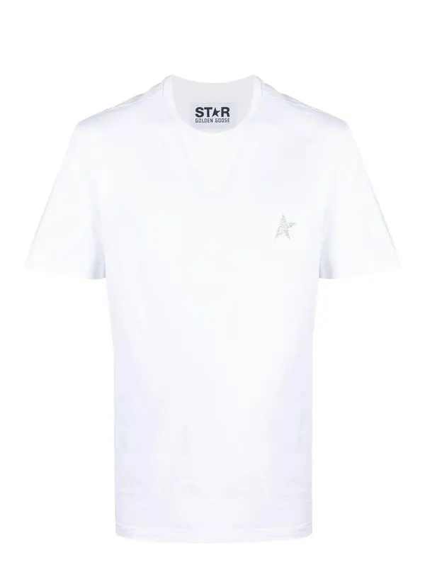 GOLDEN GOOSE Star-patch T-shirt - White