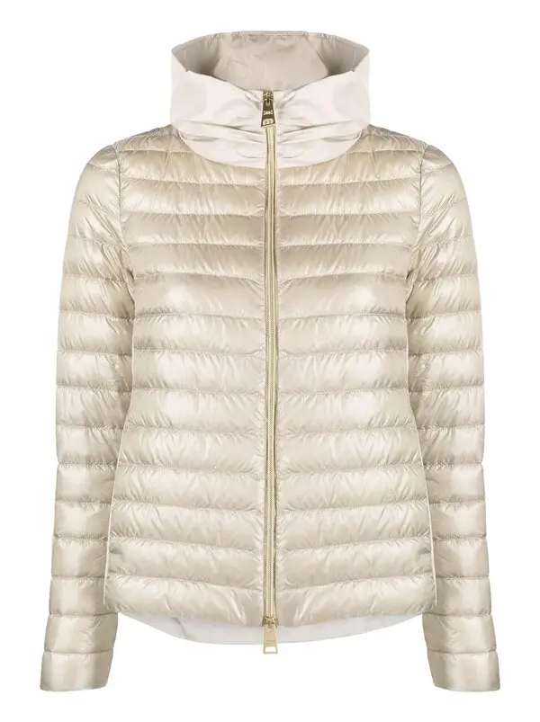 Herno Padded Zip-fastening Jacket - Neutrals
