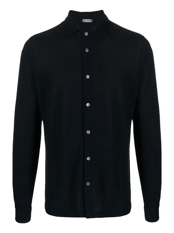 ZANONE Button-down Fastening Shirt - Blue