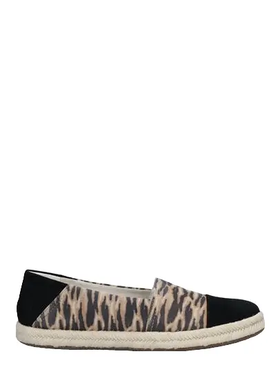 Geox Espadrilles In Goat Skin - Black