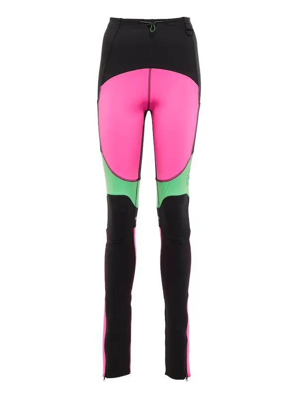 Adidas By Stella McCartney Truenature Colorblocked Leggings - Multicoloured