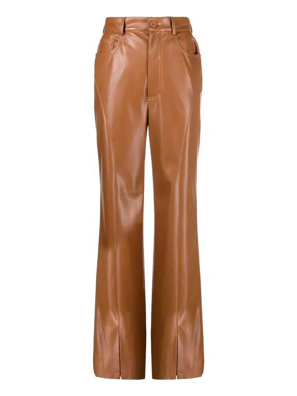 Nanushka Straight-leg Trousers - Brown