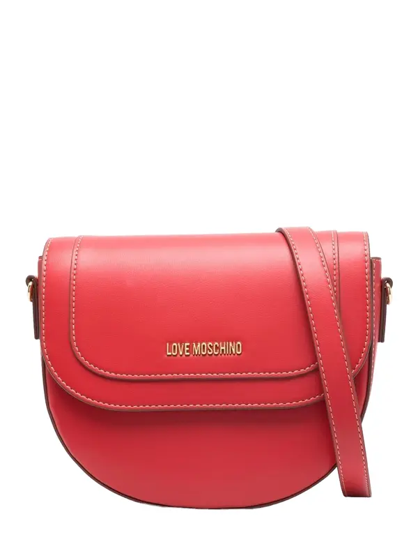 Moschino Logo Crossbody Bag - Red