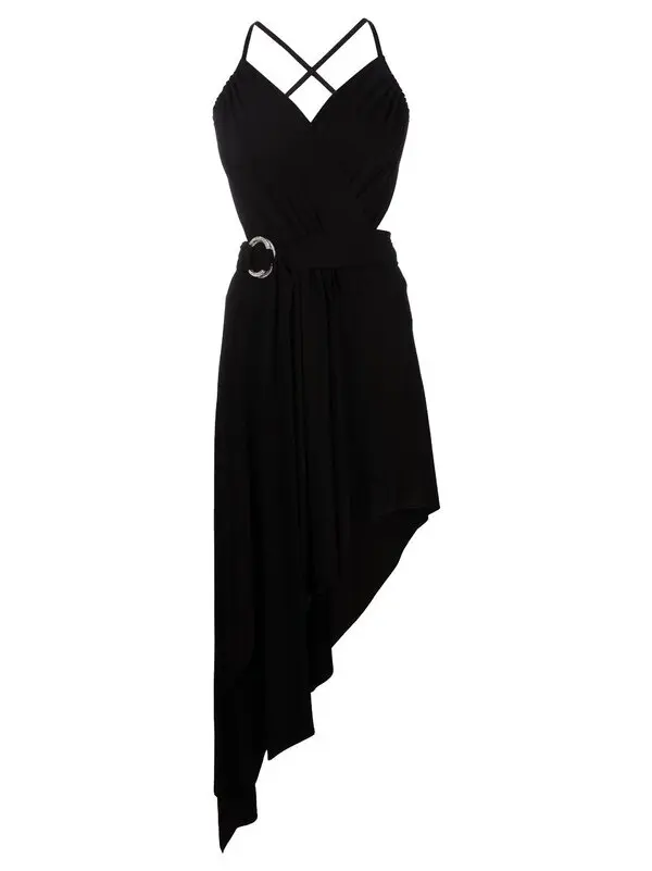 Alexandre Vauthier Asymmetric Draped Dress - Black
