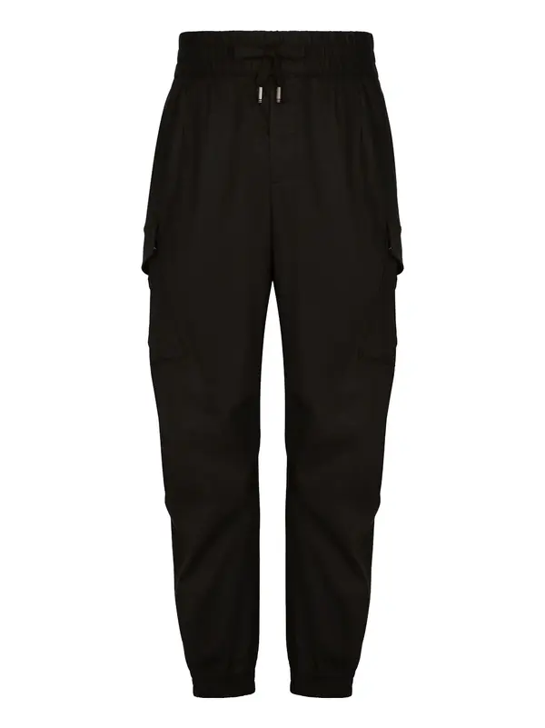 Dolce & Gabbana Logo-tag Cargo Trousers - Blue