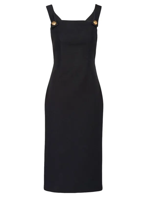 Prada Fitted Mid-length Dress - Black