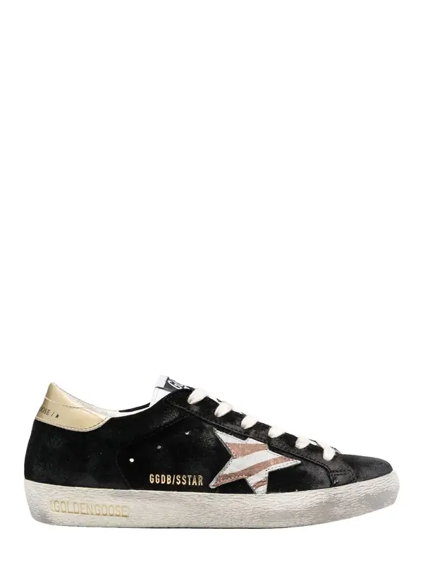 GOLDEN GOOSE Super-star Low-top Sneakers - Black