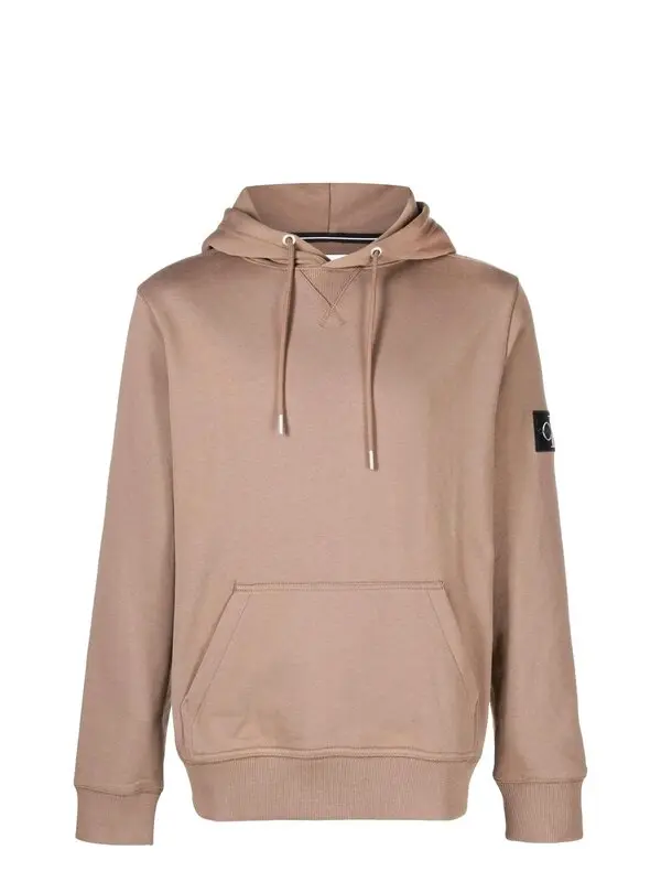 Calvin Klein Heavyweight Cotton Hoodie - Brown