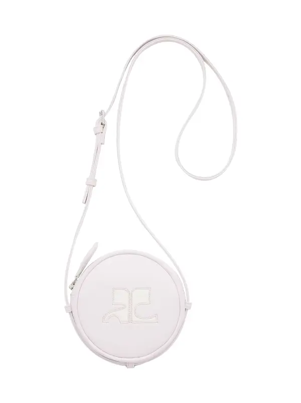 COURREGES Reedition Circle Leather Bag - Pink