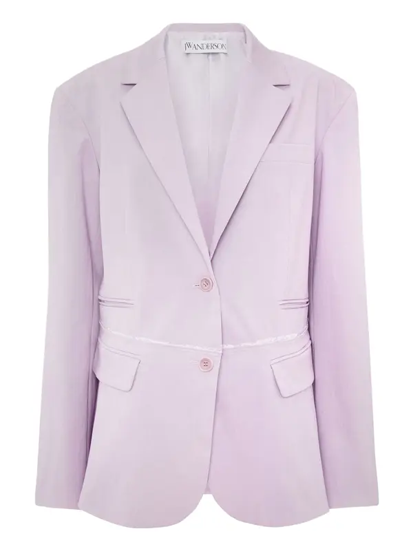JW Anderson Deconstructed Blazer Jacket - Pink