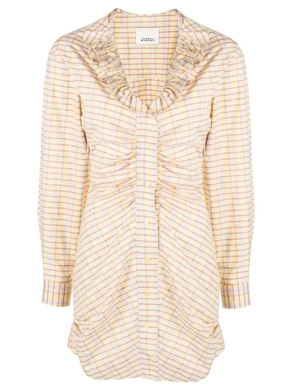 Isabel Marant Coral Shirt Dress - Yellow