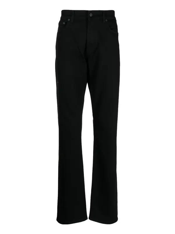 Dunhill Five-pocket Straight-leg Trousers - Black