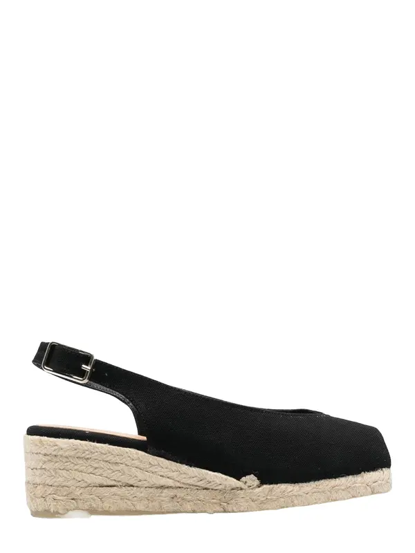 CastaÑer Dosalia 55mm Wedge Espadrilles - Black