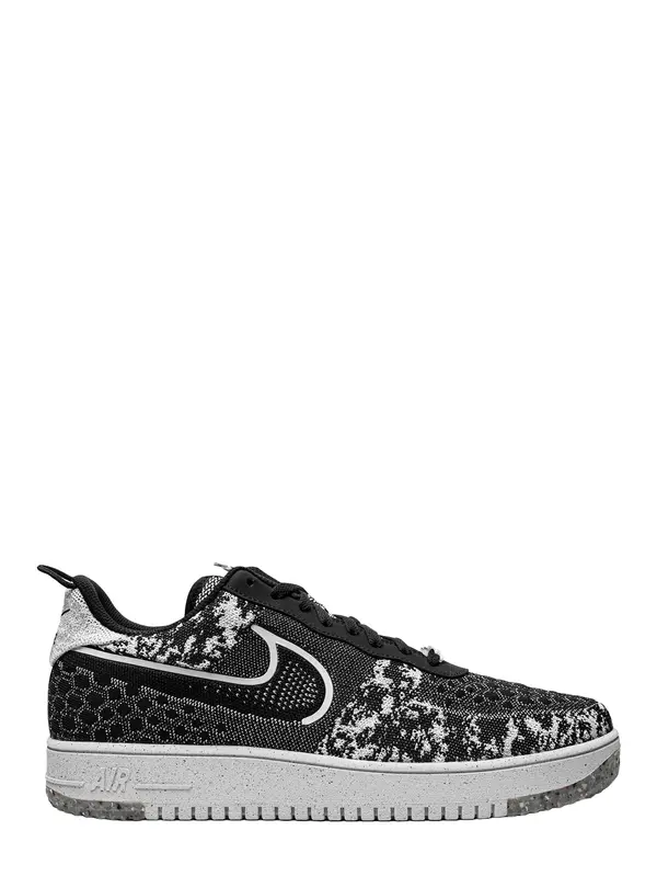 Nike Air Force 1 Crater Flyknit Sneakers - Black