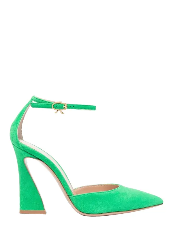 GIANVITO ROSSI 90mm Suede Pumps - Green