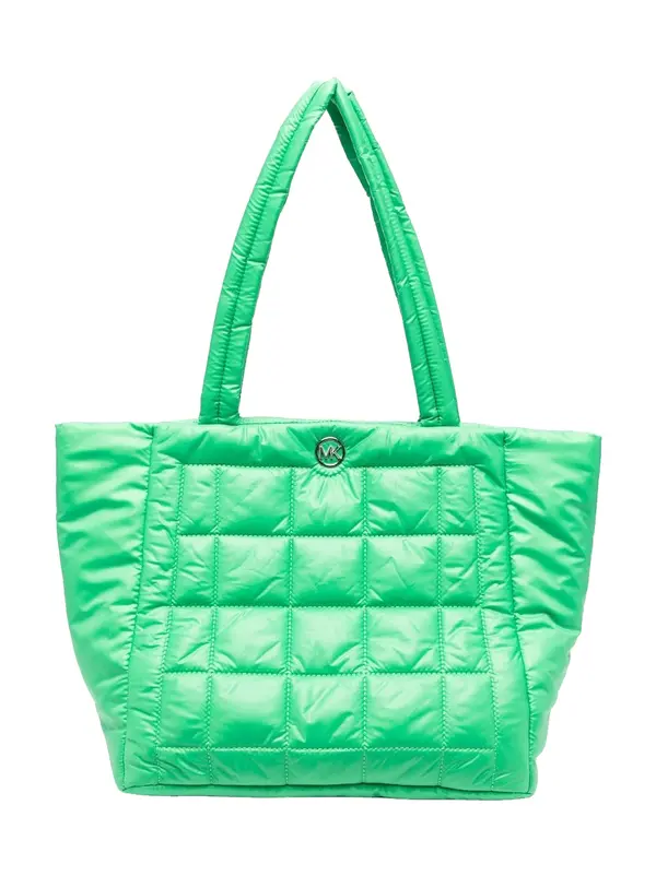 Michael Kors Lilah Large Quilted Tote - Green