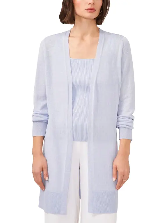 Halogen Side Slit Cardigan - Kentucky Blue