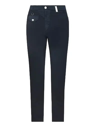 High Tapered Twill Pants - Blue