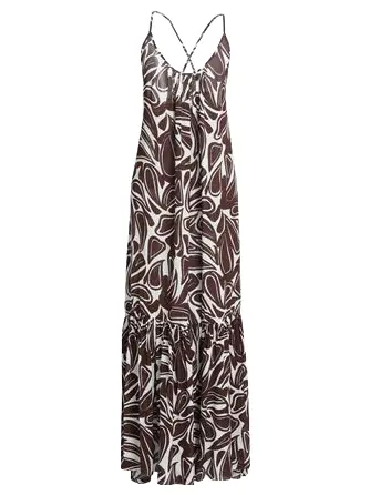 MEIMEIJ Maxi Dress - Brown