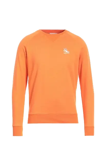 Maison Kitsuné Cotton Sweatshirt - Orange