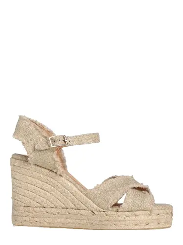 CastaÑer Textile Fiber Espadrille Sandals - Beige