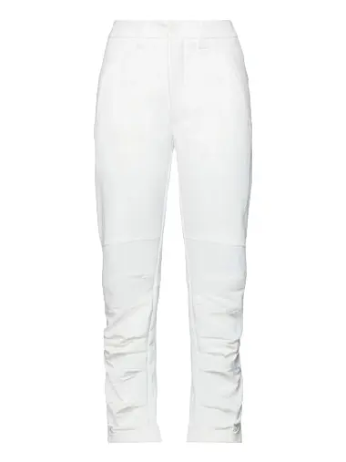 High Crepe Tapered Pants - White