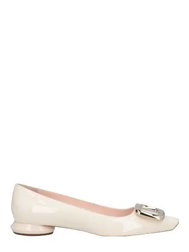 ROGER VIVIER Ballerina Flats - White