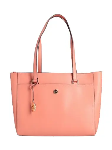 Michael Kors Textured Leather Shoulder Bag - Pink