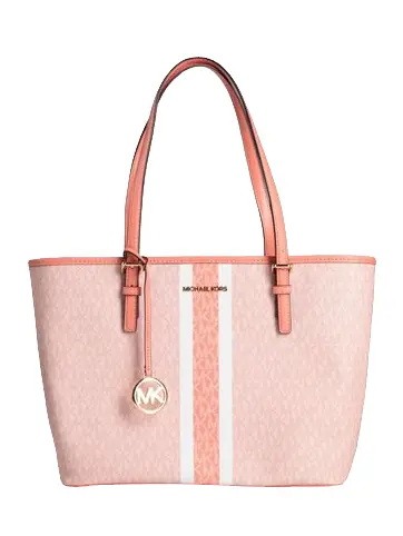 Michael Kors Leather Shopper Bag - Pink