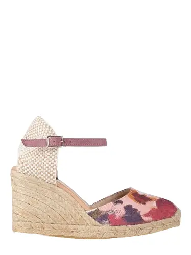 GAIMO Espadrilles With Floral Print - Purple