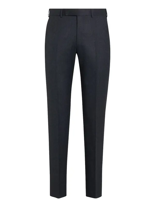 Zegna Tailored Wool Trousers - Grey