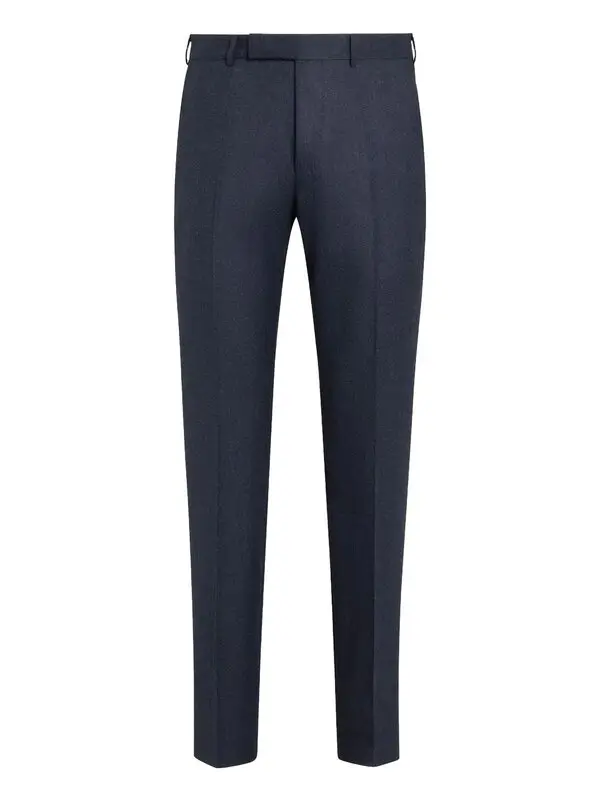 Zegna Tailored Wool Trousers - Blue