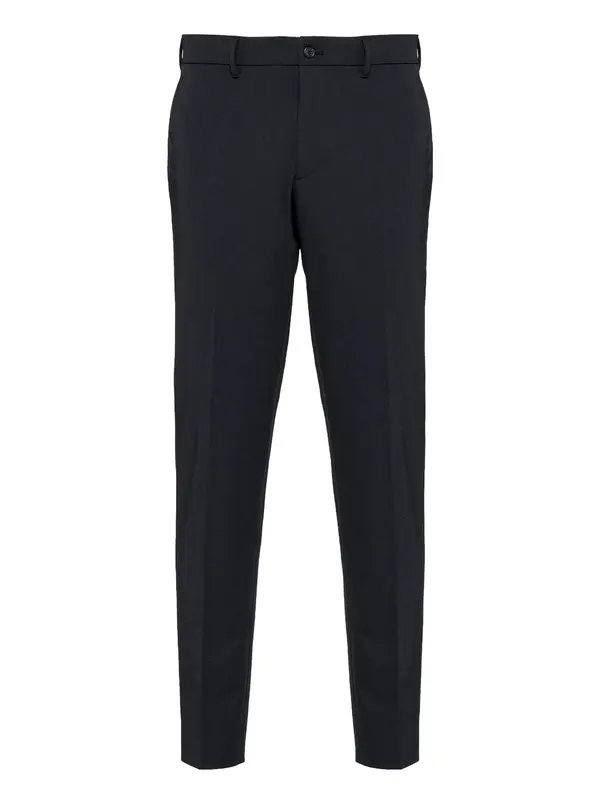 Prada Cropped Tailored Trousers - Black
