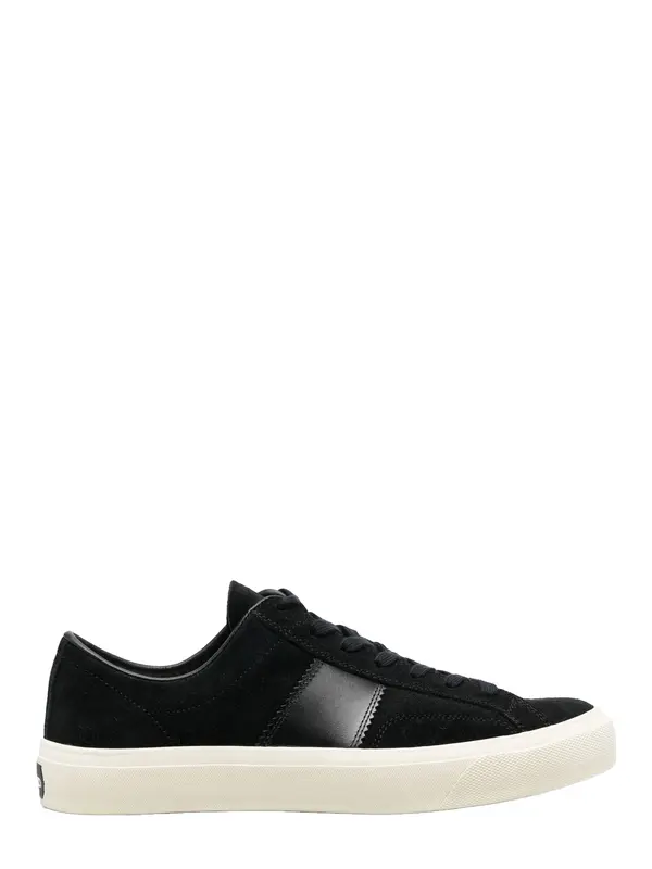 TOM FORD Logo-print Low-top Sneakers - Black