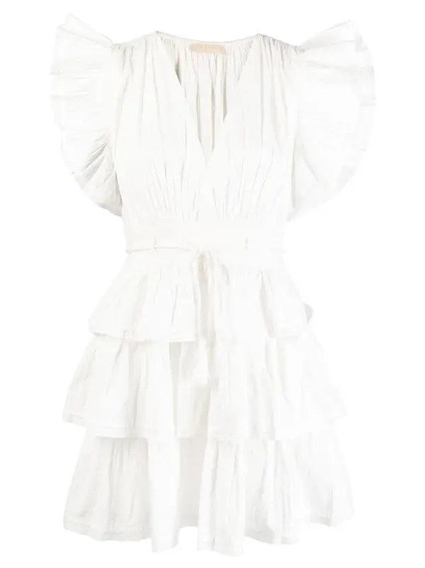 Ulla Johnson Camilla Tiered Minidress - White