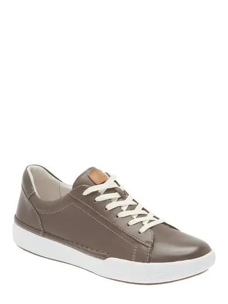 Josef Seibel Claire Leather Sneaker - Gray