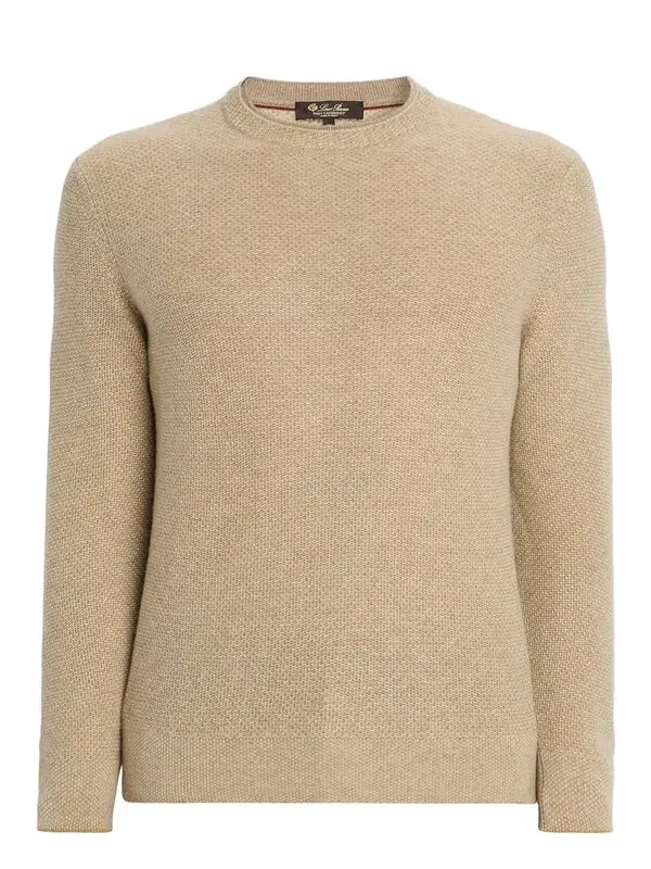 Loro Piana Cashmere Crewneck Sweater - J1zm Cream