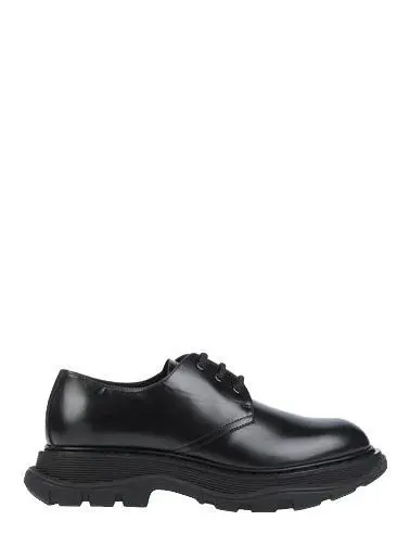 Alexander McQueen Lace-up Leather Shoes - Black