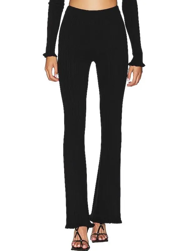 Tularosa Variegated Rib Pant - Black