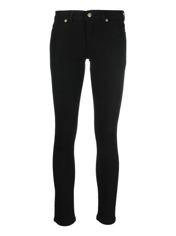 Versace Skinny-cut Leg Trousers - Black