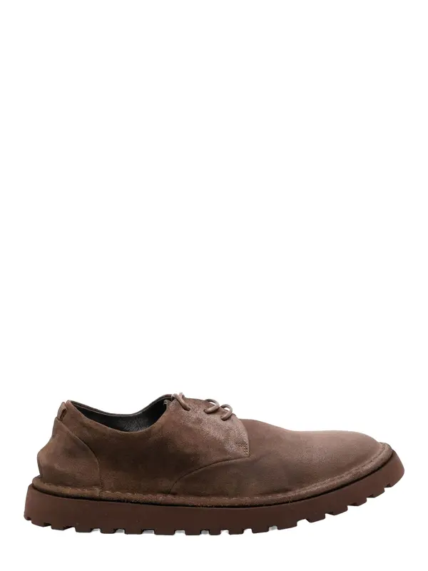Marsèll Sancrispa Alta Suede Derby Shoes - Brown