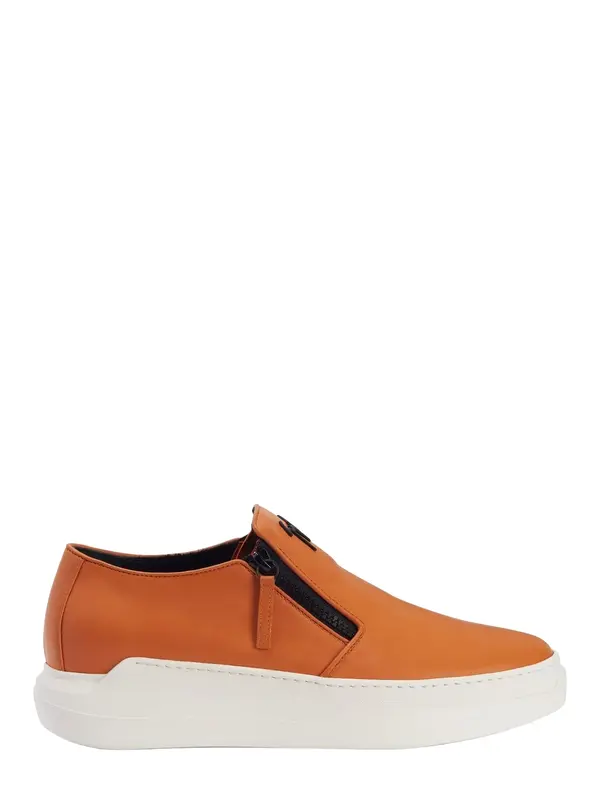 GIUSEPPE ZANOTTI Conley Zip Sneakers - Orange