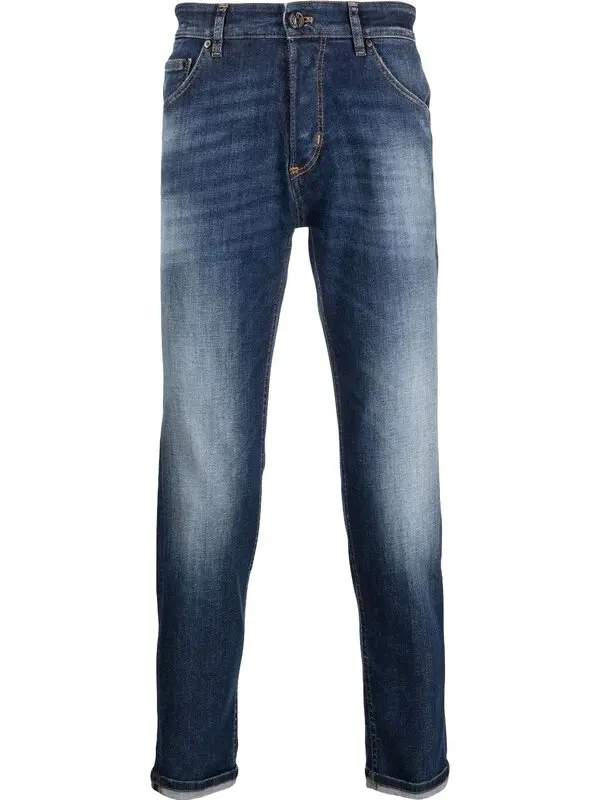 PT TORINO Mid-rise Slim-fit Jeans - Blue