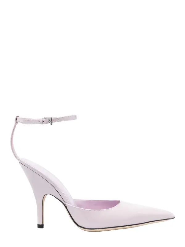 By Far Eliza 75mm Pumps - Purple