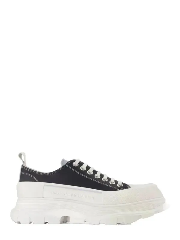 Alexander McQueen Tread Slick Lace-up Sneakers - Blue