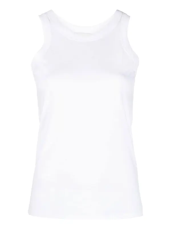 Loulou De Saison Loulou Studio Round-neck Cotton Tank Top - White