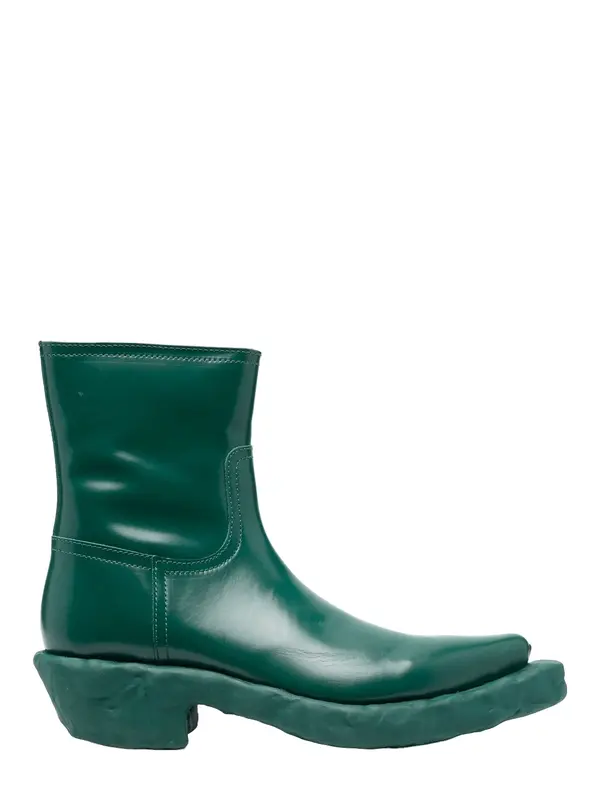 Camper 55mm Textured-sole Boots - Green