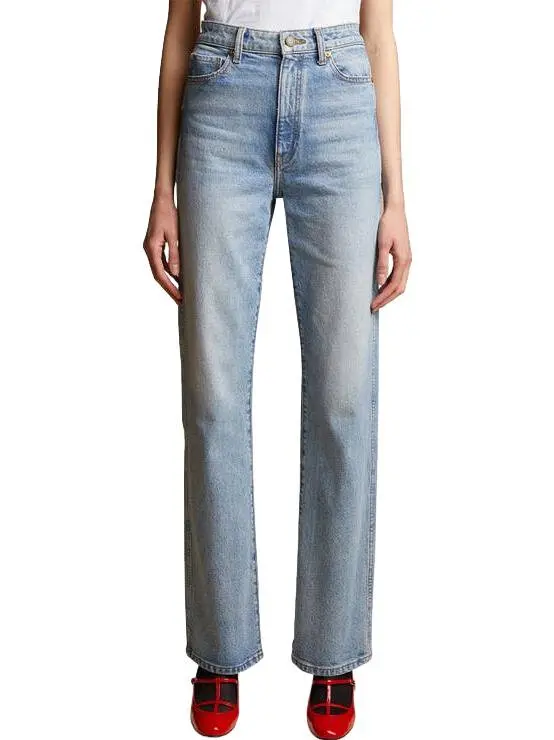 Khaite The Danielle Straight-leg Jeans - Bryce Stretch