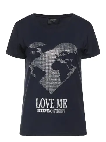 Ermanno Scervino Printed T-shirt - Blue