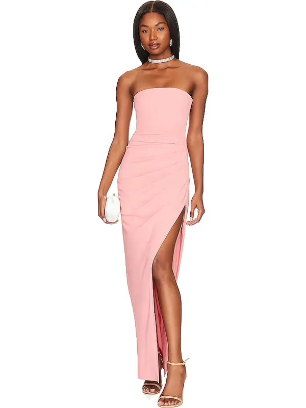 LOVERS AND FRIENDS Chrisley Gown - Rose Pink